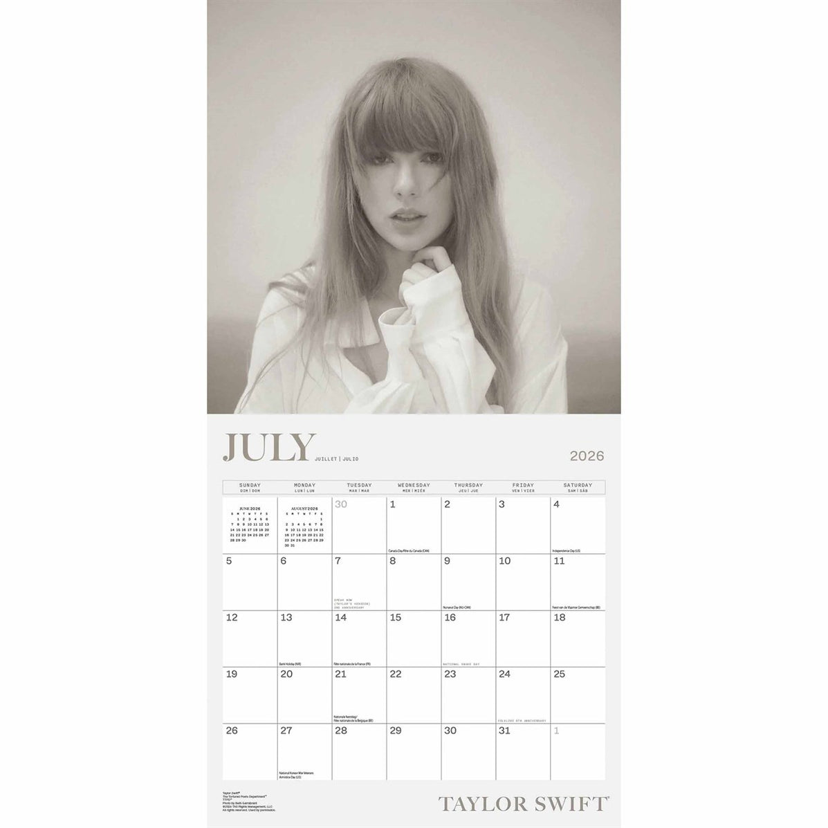 Taylor Swift Square Calendar 2026 | Excellent Pick